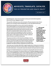 AVAC Translating, Advocating and Catalyzing Now and in the Future - AVAC