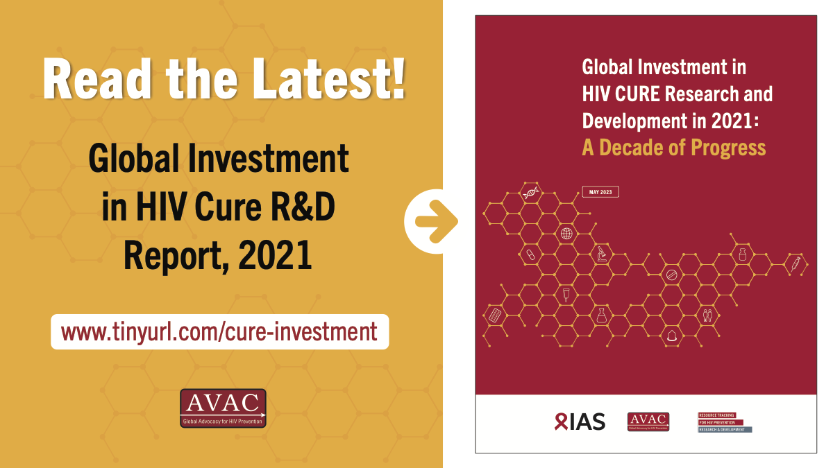 Investment Trends for HIV Prevention and Cure R&D: Resource tracking ...