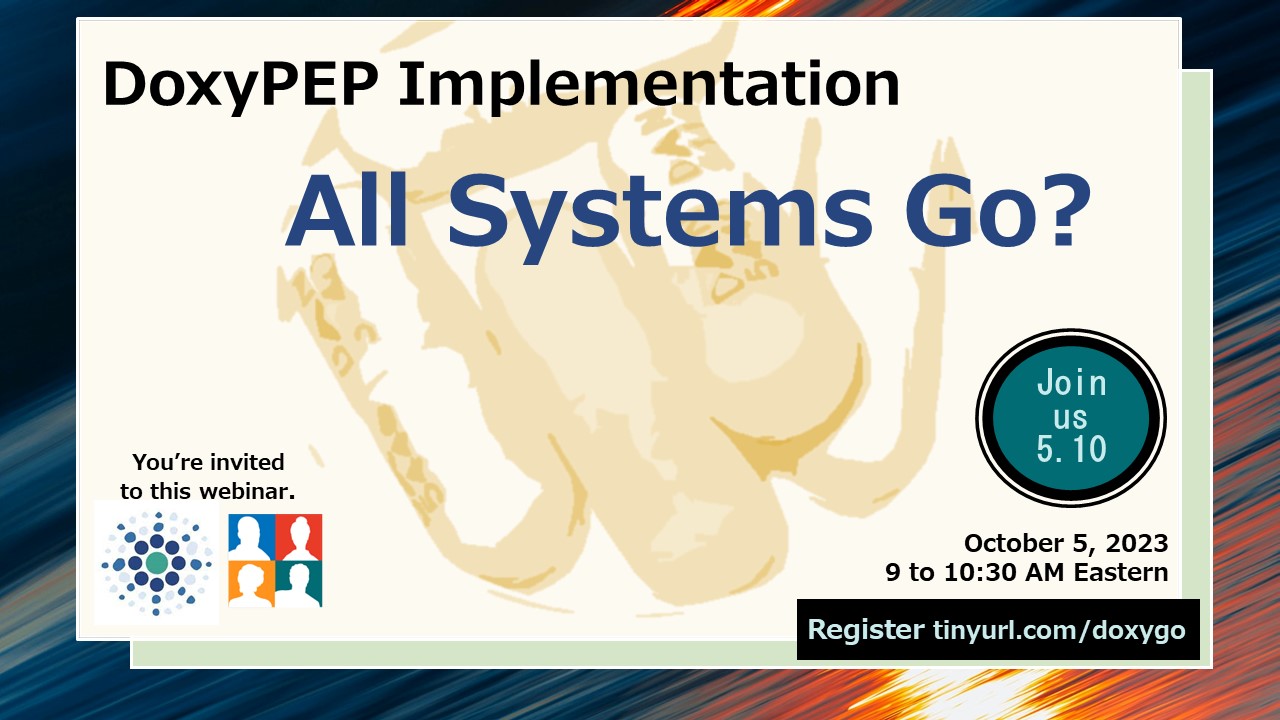 DoxyPEP Implementation – All Systems Go? - AVAC