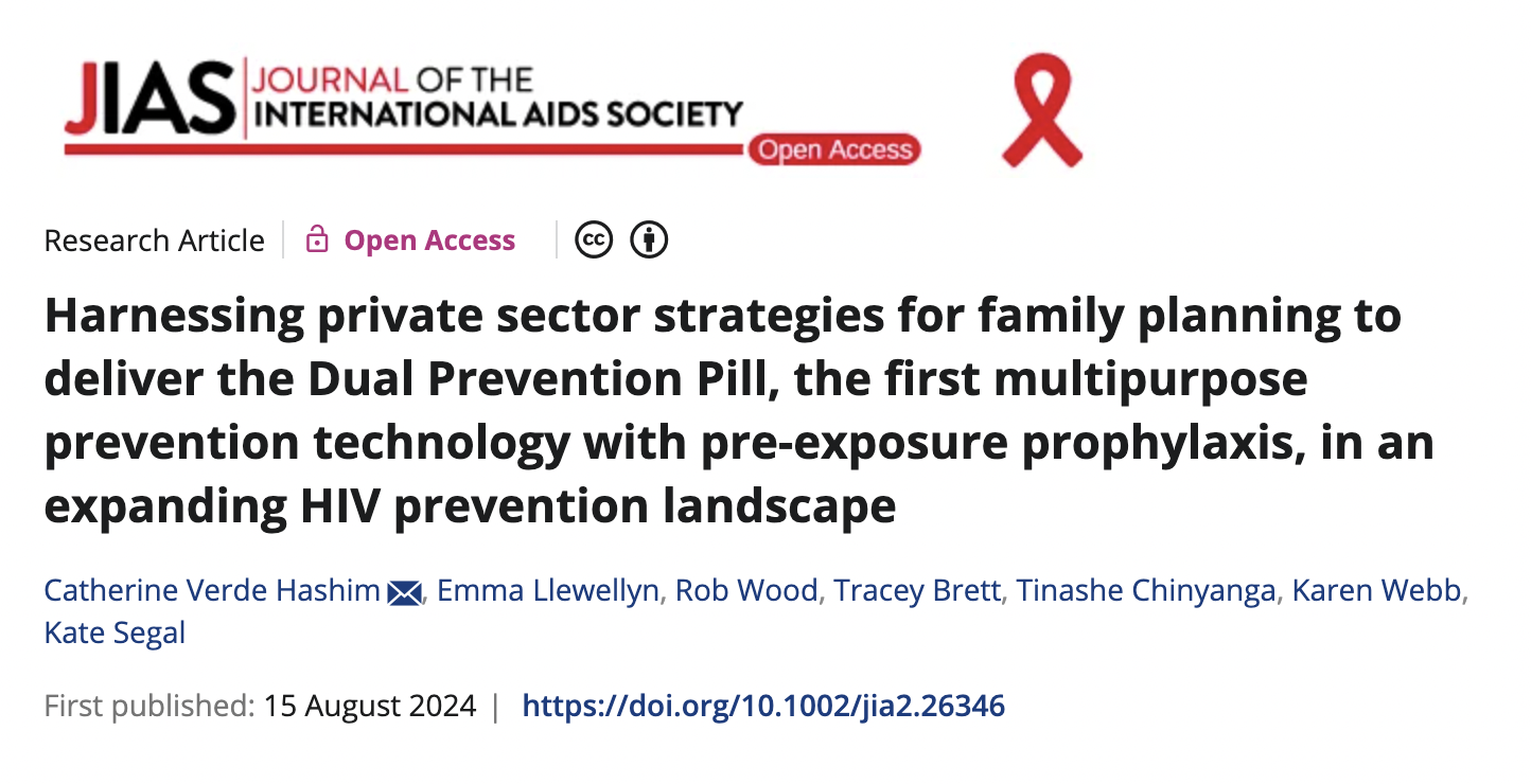 What's Next for the Dual Prevention Pill (DPP) - AVAC