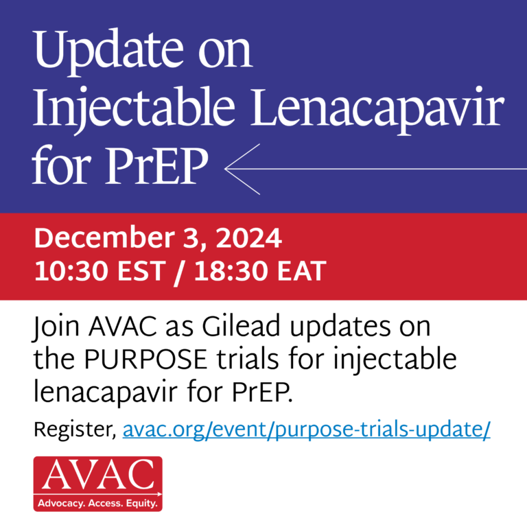 Update on Injectable Lenacapavir for PrEP - AVAC