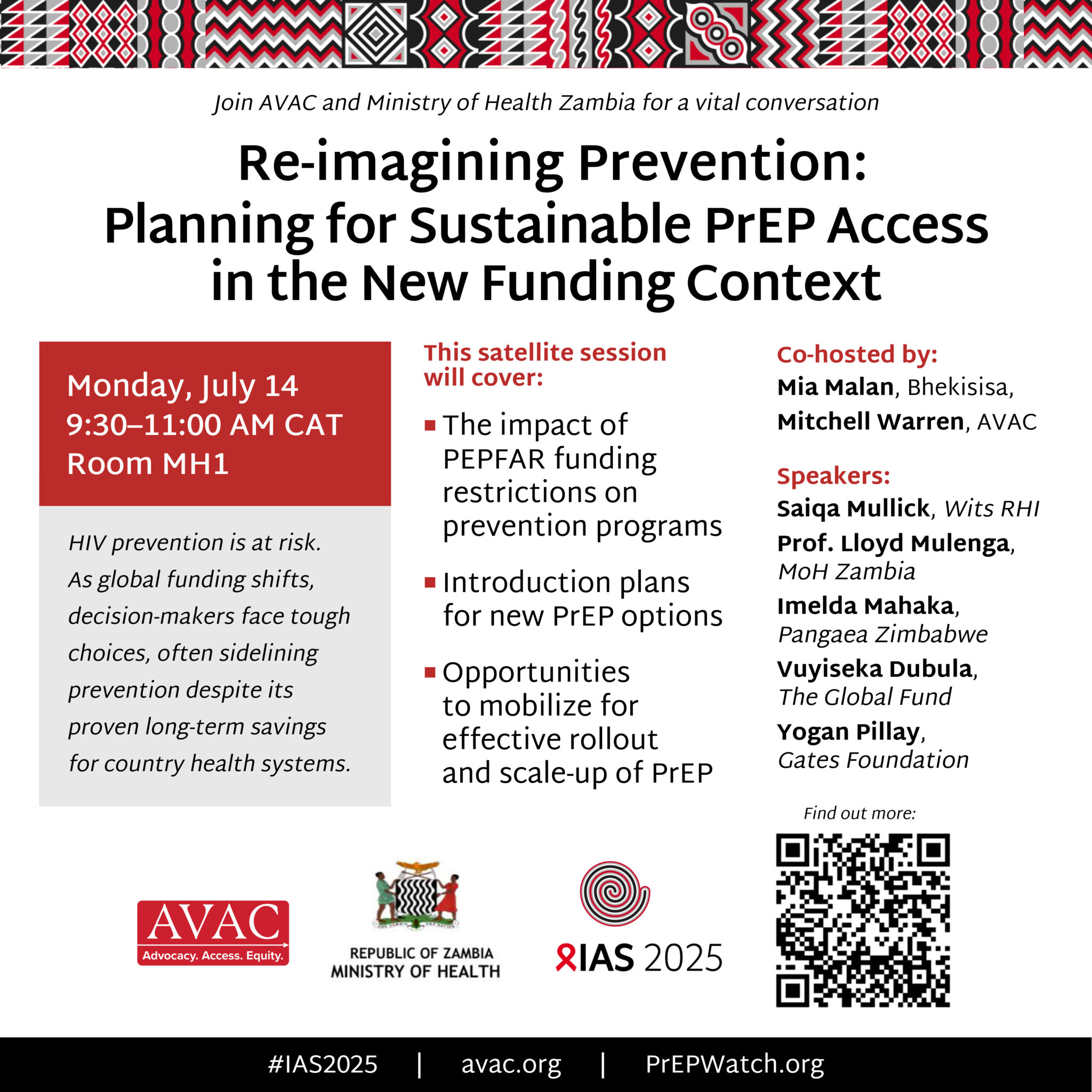 IAS 2025, the 13th IAS Conference on HIV Science - AVAC